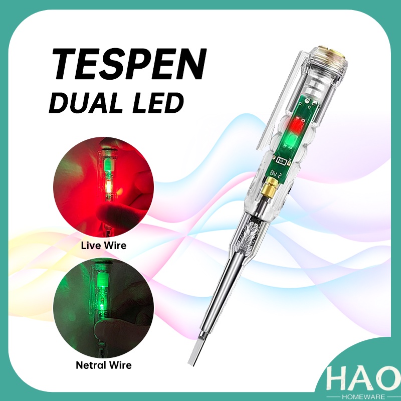 Jual Obeng Tester TesPen Obeng Tes with Indicator Dual LED | Shopee ...
