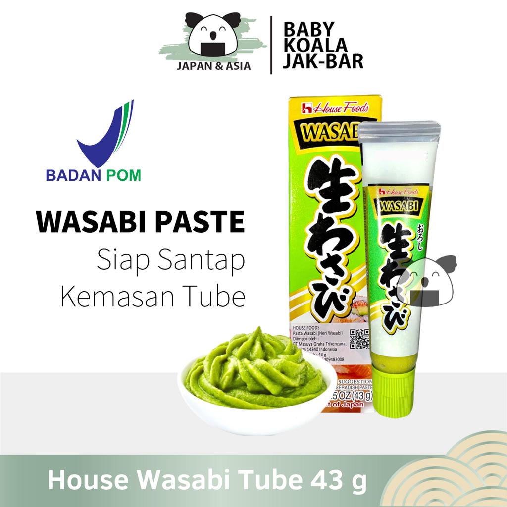 Jual HOUSE Wasabi Paste Tube Pasta Wasabi 43 g │ Horseradish Import for ...