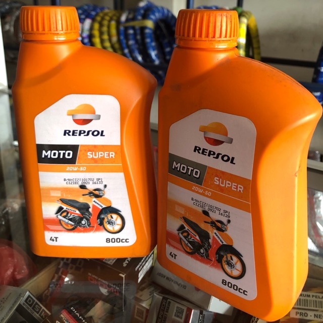 Jual Oli Motor Repsol Moto Super 20W-50 0,8 Liter Original Asli ...