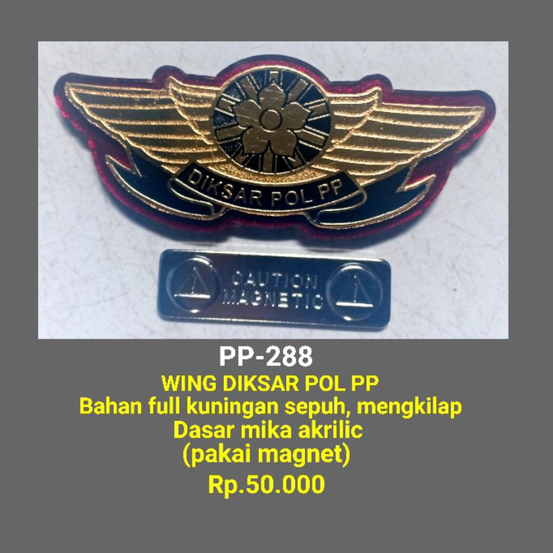 Jual pp-288 wing pol pp diksar wing diksar pol pp | Shopee Indonesia