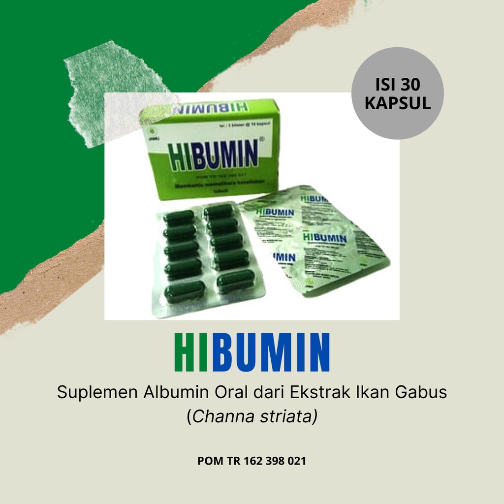 Jual Hibumin (Suplemen Albumin dari Ekstrak Ikan Gabus) | Shopee Indonesia
