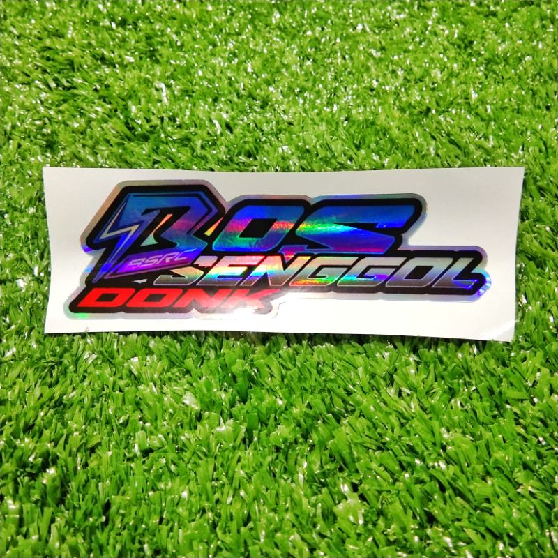Jual stiker Bos senggol Donk hologram | Shopee Indonesia