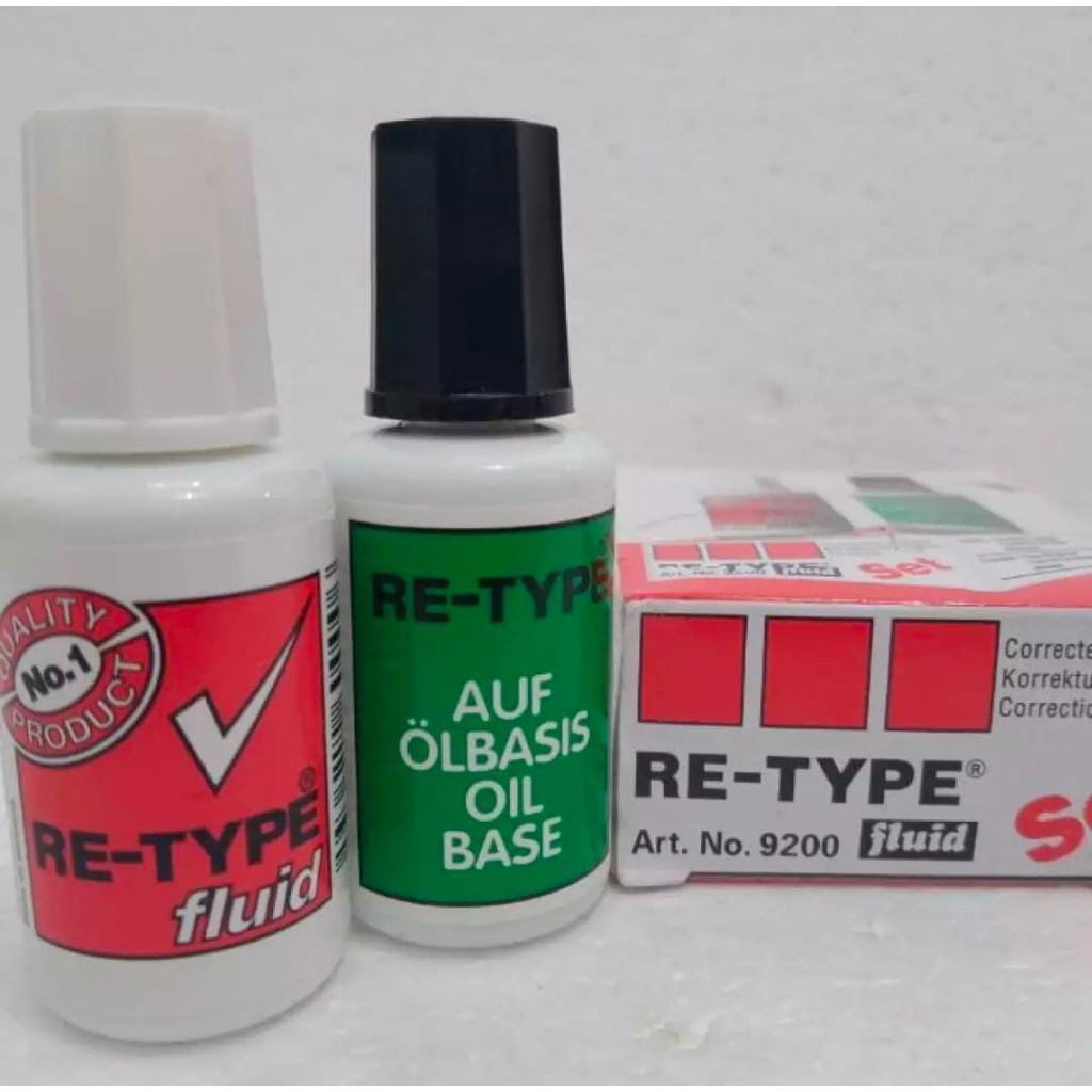 Jual Tipe x kuas Re type Correction Fluid Set 9200 | Shopee Indonesia