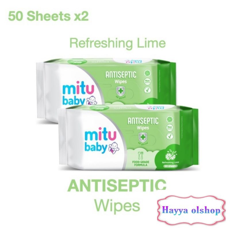 Jual MITU BABY ANTISEPTIC 50's PROMO | Shopee Indonesia