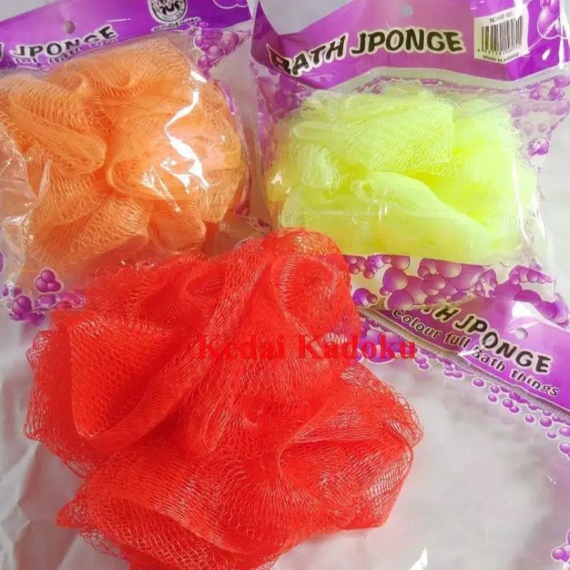 Jual Spons Mandi Satu Warna Bath Sponge Single Colour 50 Gram | Shopee ...