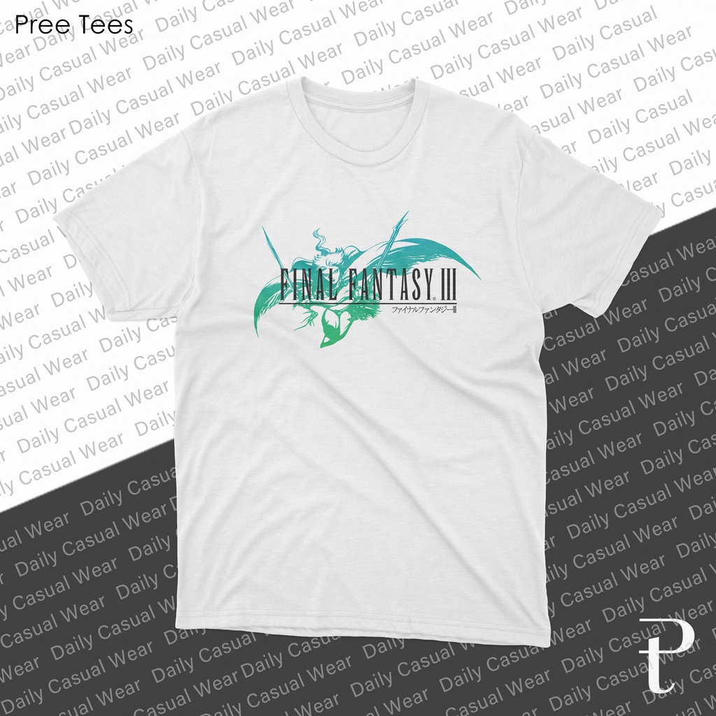 Jual Kaos Game Final Fantasy III Logo 1 | Shopee Indonesia