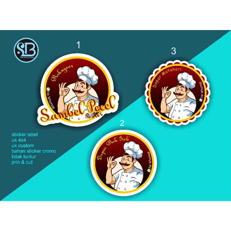 Jual sticker produk bulat label sticker stiker bulat | Shopee Indonesia