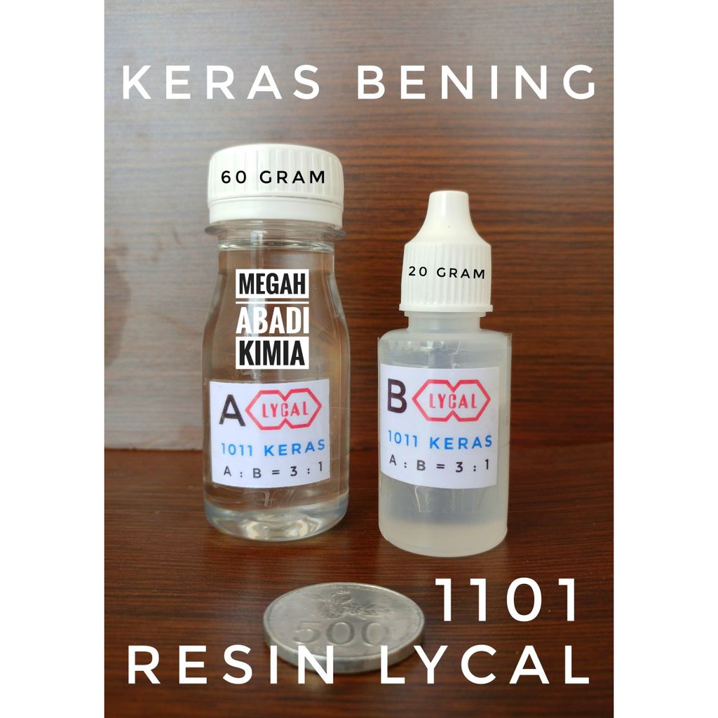 Jual Resin Bening Lycal keras 80 Gram | Shopee Indonesia
