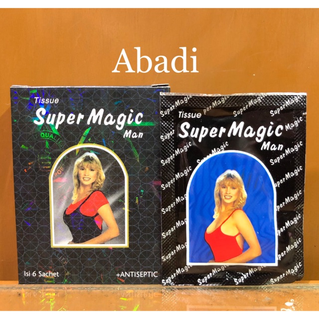 Jual Tissue / Tisu Super Magic Man 1 kotak isi 6 | Shopee Indonesia