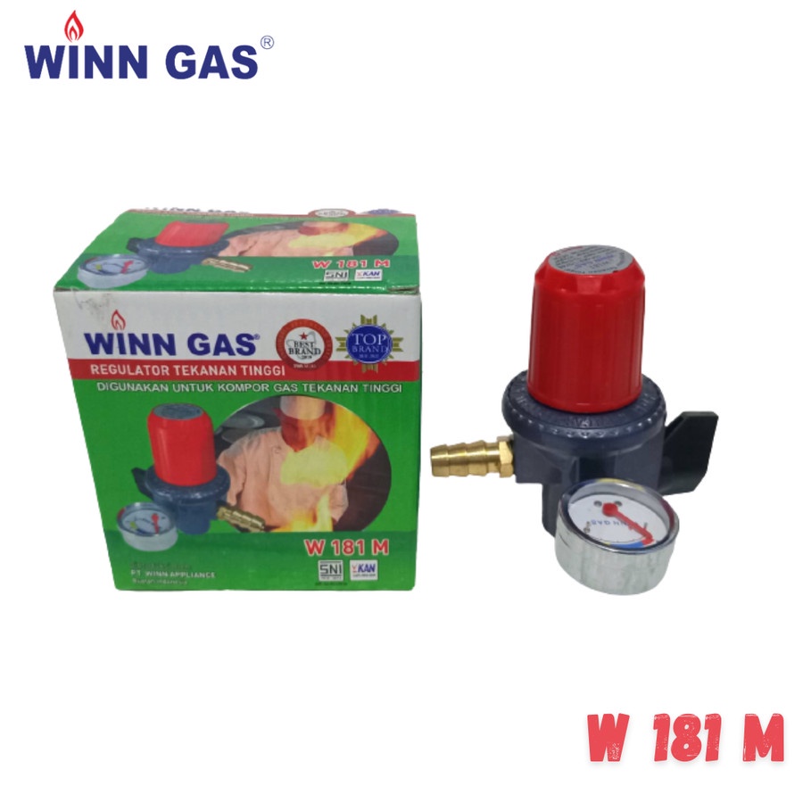 Jual WINN GAS REGULATOR LPG TEKANAN TINGGI DENGAN METERAN W 181 M ...