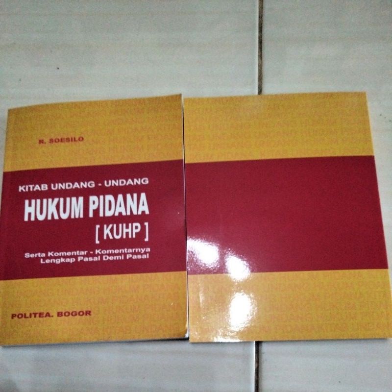 Jual kitab undang-undang hukum pidana KUHP r soesilo | Shopee Indonesia