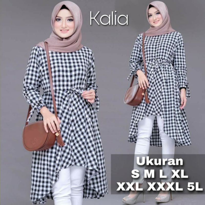 Jual Kalia Tunik Big Size Ukuran Size S M L XL 2XL 3XL 4XL XXL XXXL XXXXL 2L 3L 4L 5L Tunik ...