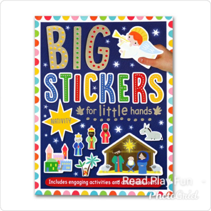 Jual Nativity Sticker Activity Book - Big Stickers For Little Hands ...