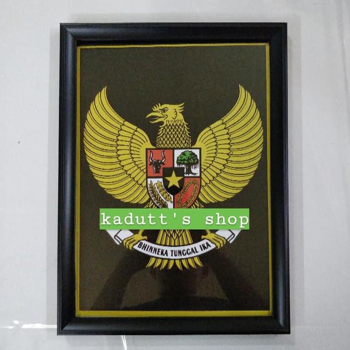 Jual Bingkai/Pigura/Frame Foto Poster Garuda Pancasila GAMBAR 14R 25x35 ...