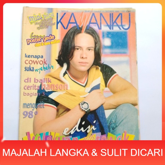 Jual Majalah KAWANKU No.14 Okt 1998 Cover PIERRE ROLAND Langka | Shopee ...