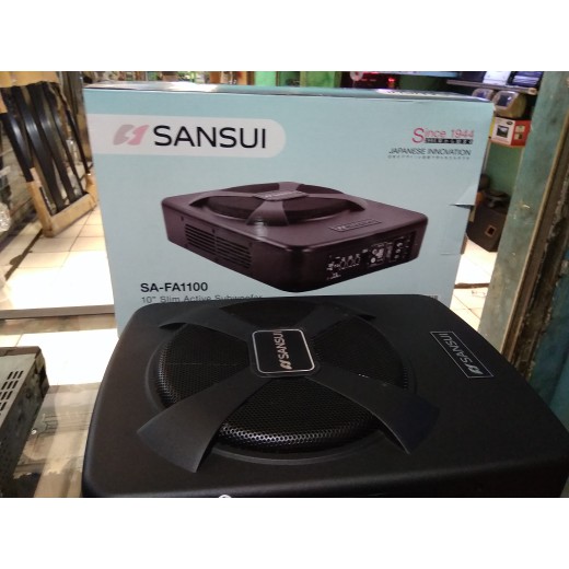Jual AUDIO MOBIL Subwofer kolong jok aktif sansui power mobil audio ...