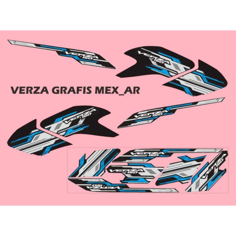 Jual stiker striping decal variasi VERSA GRAFIS MEX_AR | Shopee Indonesia