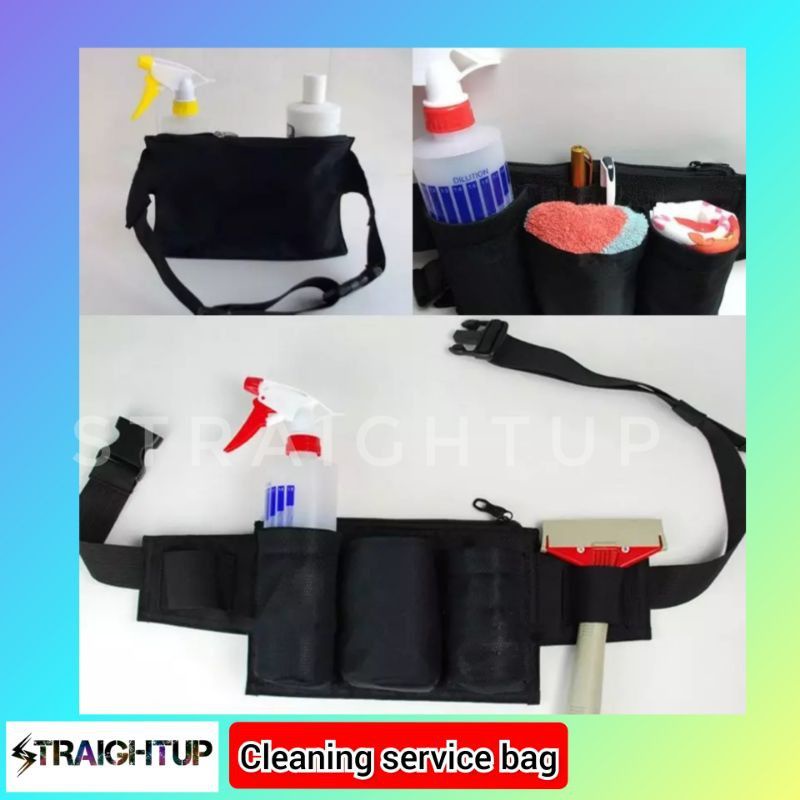 Jual Caddy bag tas pinggang kebersihan Tas cleaning service | Shopee ...
