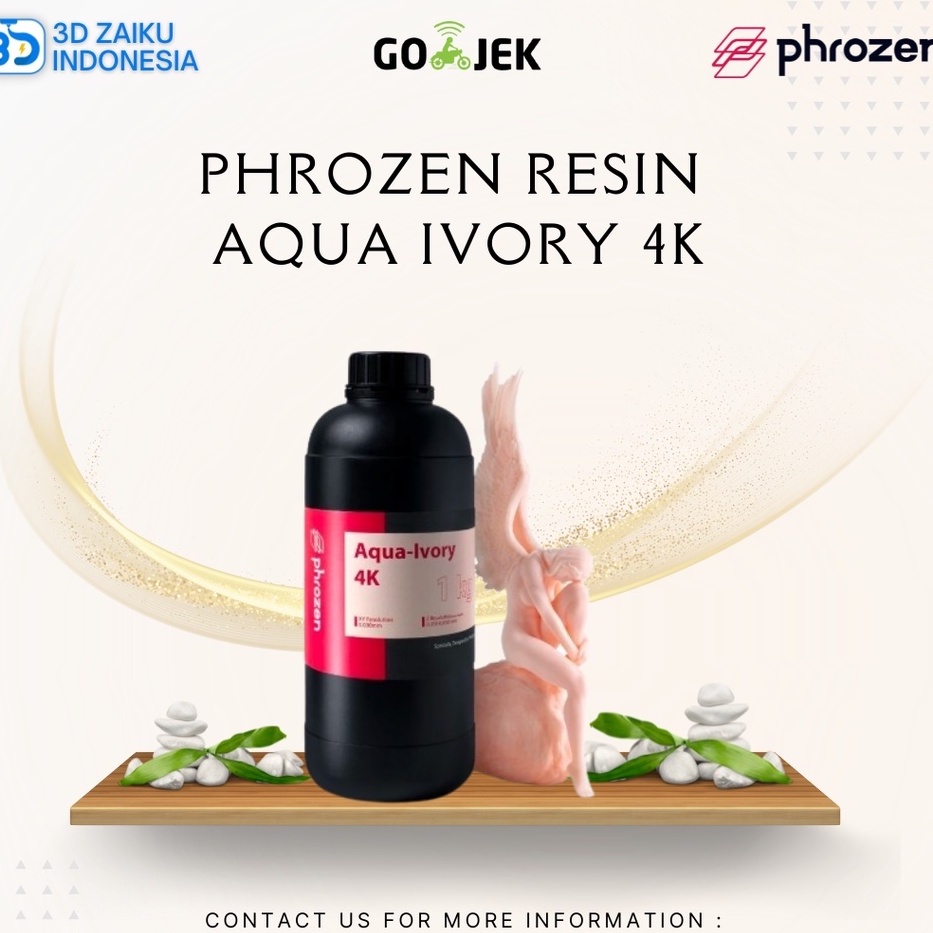 Jual Original Phrozen Resin Aqua Ivory 4K Model High Detail Precision ...