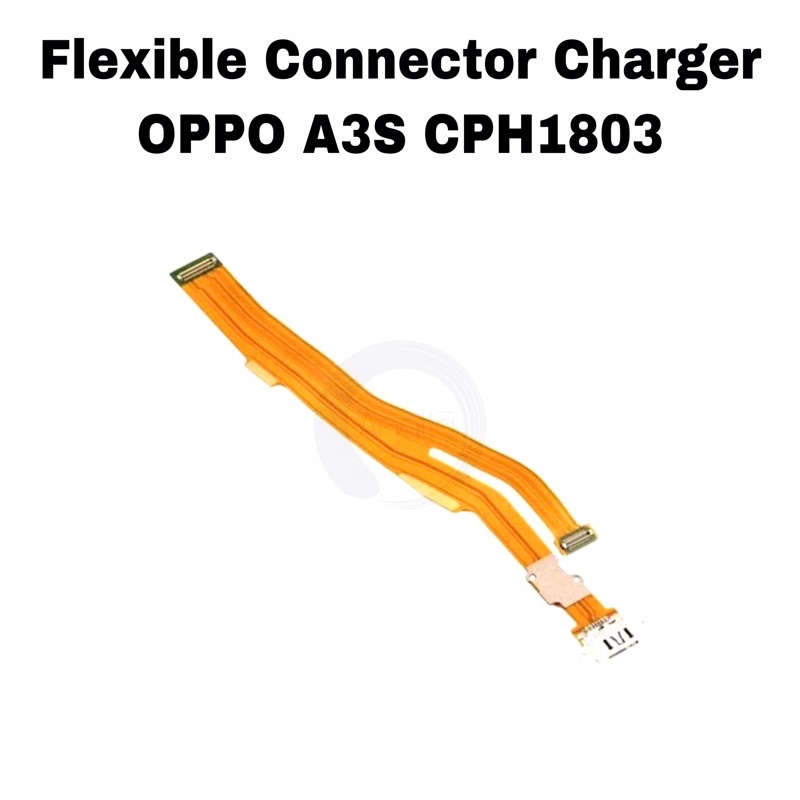 Jual FLEXIBLE KONEKTOR OPPO A3S CPH1803 CAS CHARGER + MIC / FLEX UI BOARD CON CONNECTOR PLUG IN ...