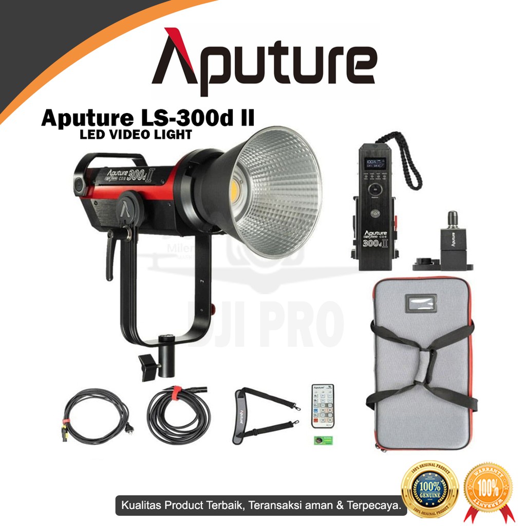 Jual APUTURE LED COB Video Light LS C300D II LS C 300DII Lighting LED ...