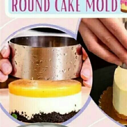 Jual mousse ring japanese souflle pancake/cetakan kue bulat/ring roti ...