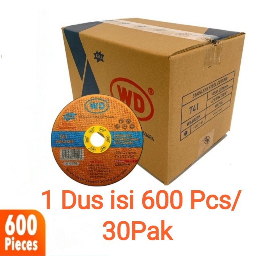 Jual BATU POTONG WD 4 INCH TIPIS ( WD CUTTING ) DUS BESAR | Shopee ...