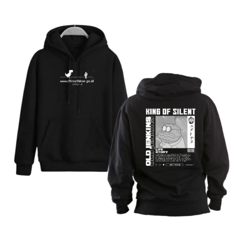 Jual Hoodie Sweater Meme Aesthetic Streetwear Old jenkins Spongebob ...