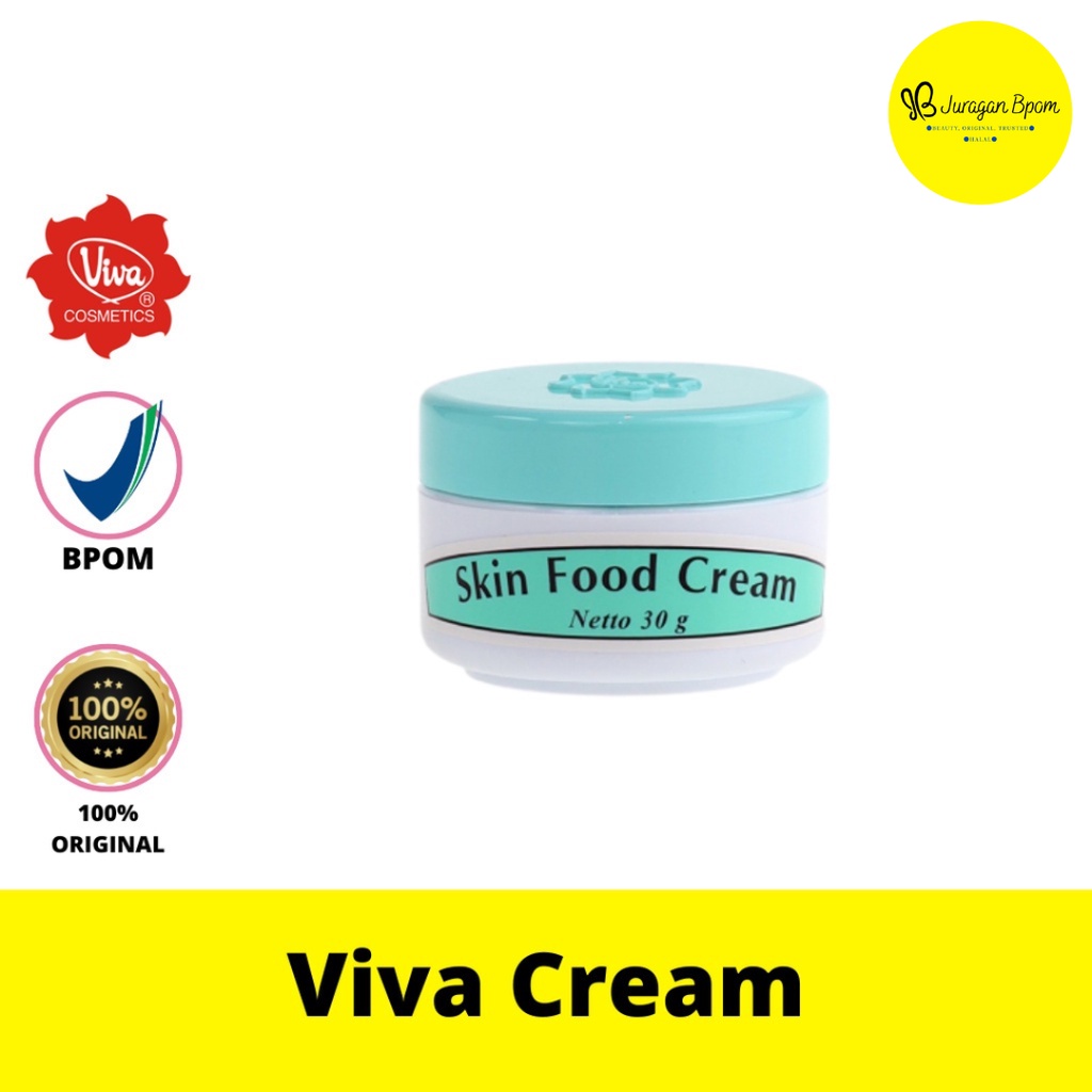 Jual Viva Cream 22gr & 30gr / Skin Food / Moist Cream / Peeling Cream ...