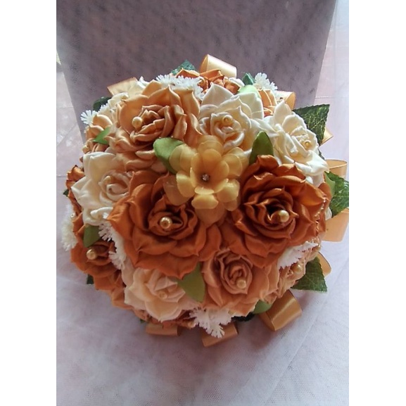 Jual Hand Buket Bunga Pengantin/Hand Bouquet wedding/Hand Buket Mawar ...