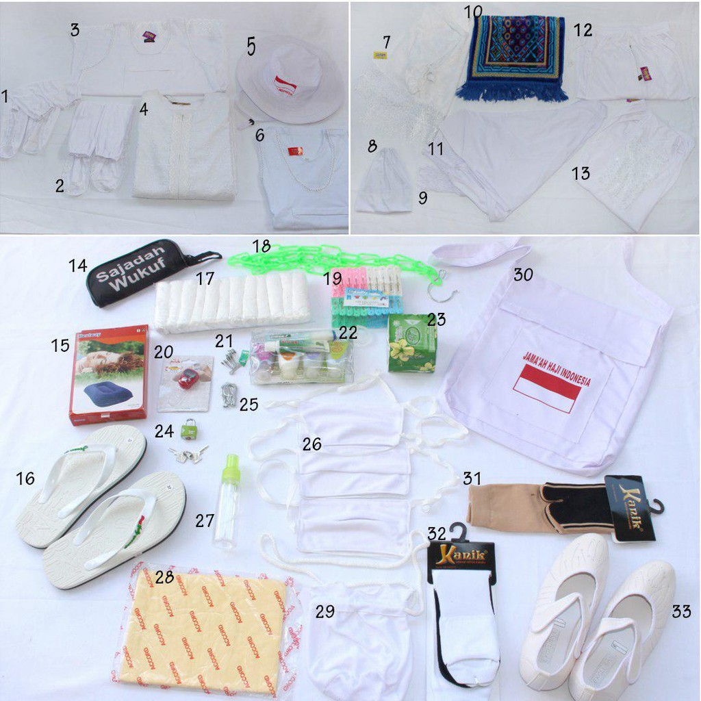 Jual PAKET PERLENGKAPAN HAJI DAN UMROH WANITA EXCLUSIVE 1 - KHODIJAH ...