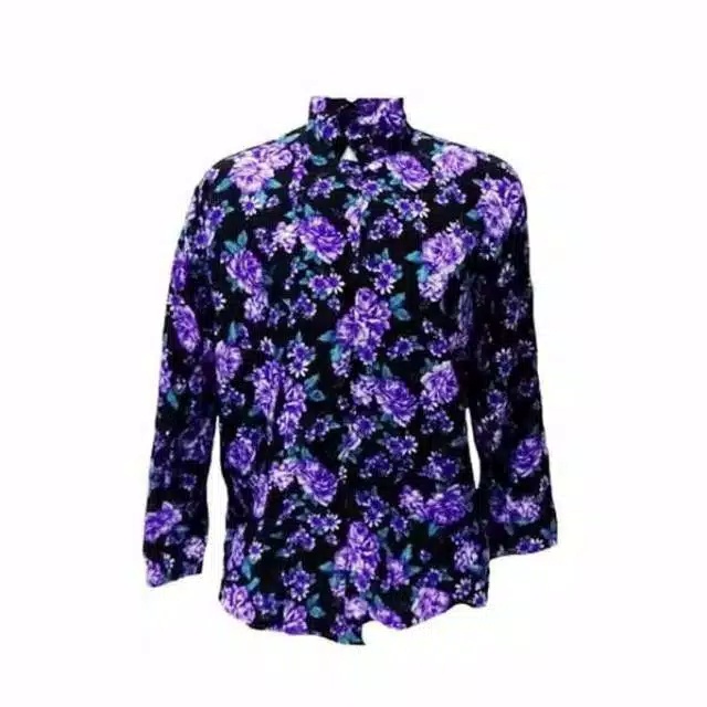 Jual Surjan Pria Adat Jawa Surjan Kembang Warna Ungu dan Merah | Shopee ...