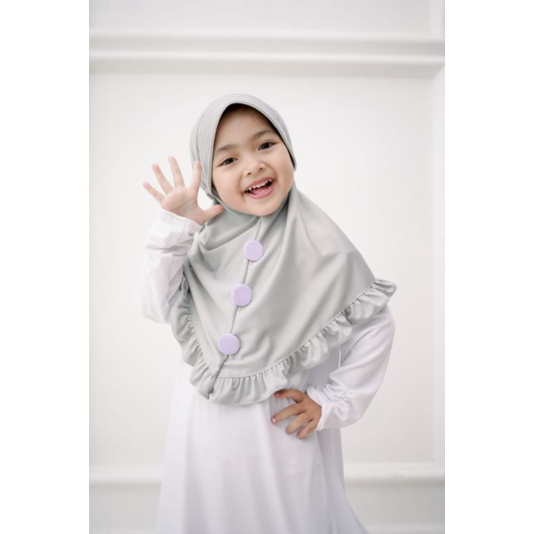 Jual hijab candy anak//hijab instan anak real pict//hijab anak lucu//hijab anak paud//hijab anak ...