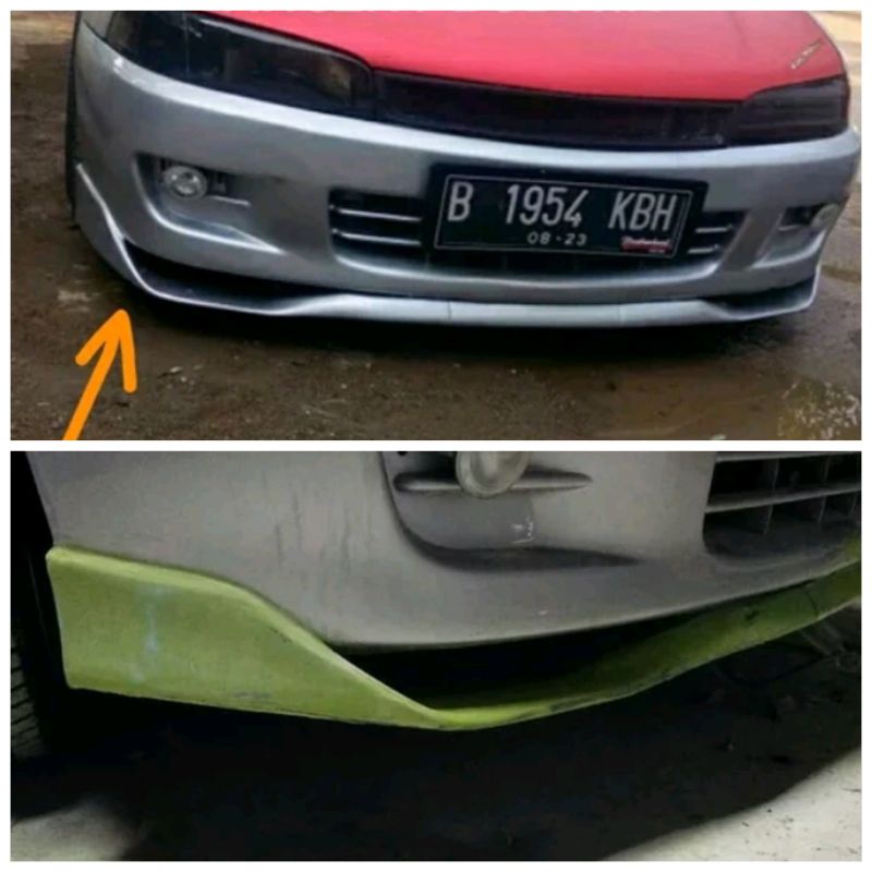 Jual Bodykit lips depan bumper bemper lancer evo 4 CK4 | Shopee Indonesia