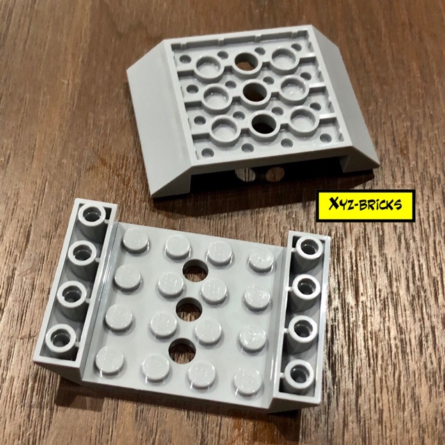 Jual LEGO PARTS 4549997 - Inverted Roof Tile 4x6 with 3 Holes Medium ...