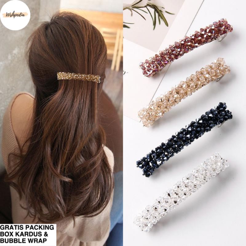 Jual jepit rambut manik mutiara korea jepitan aksesoris fashion pesta ...
