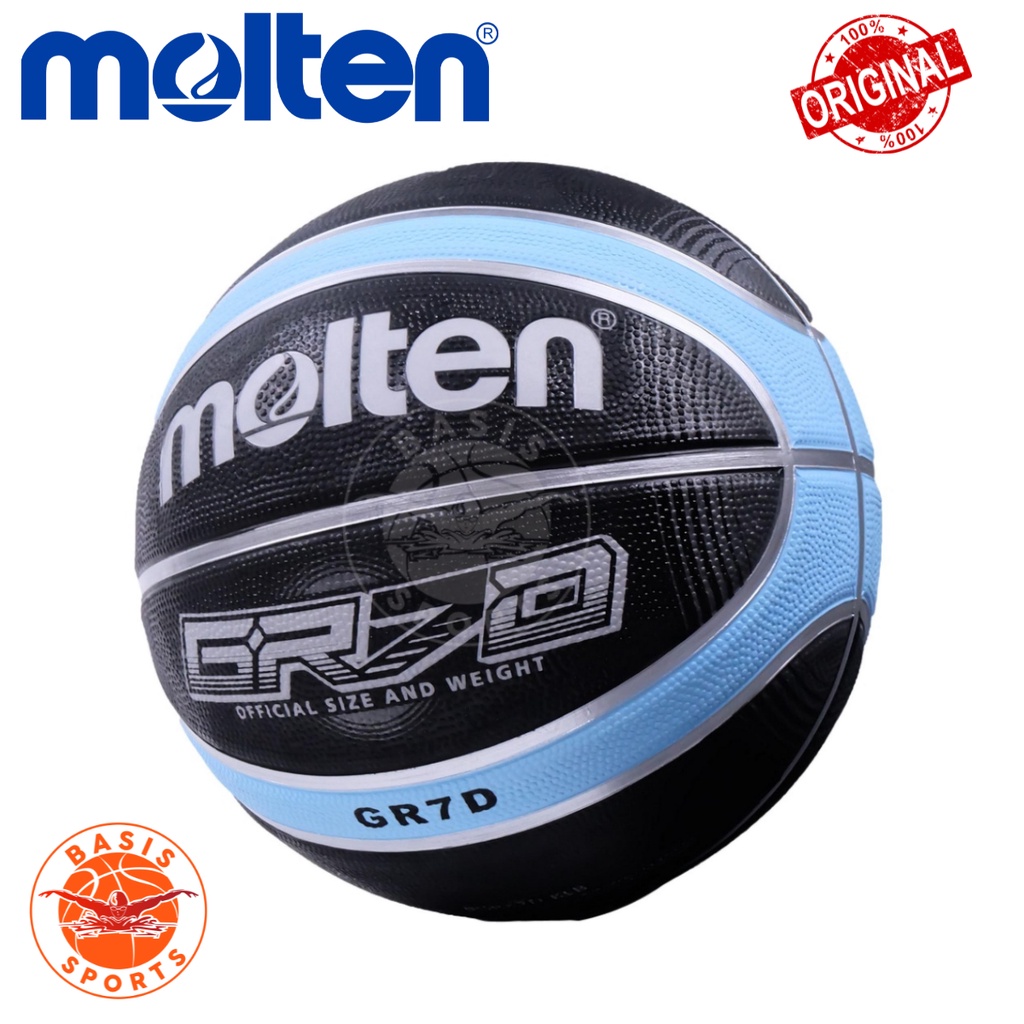 Jual BOLA BASKET MOLTEN GR7D BLACK | Shopee Indonesia