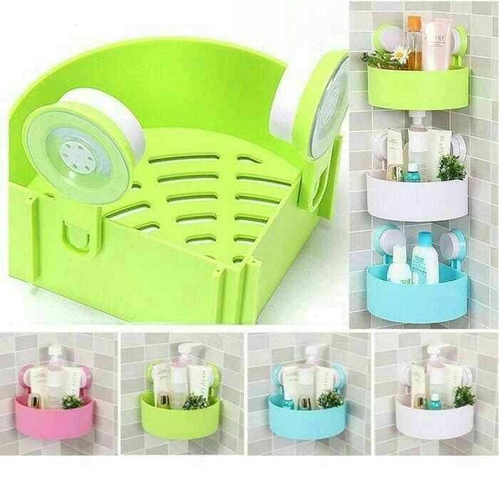 Jual Rak Sudut Tempat Sabun Triangle Shelves | Shopee Indonesia