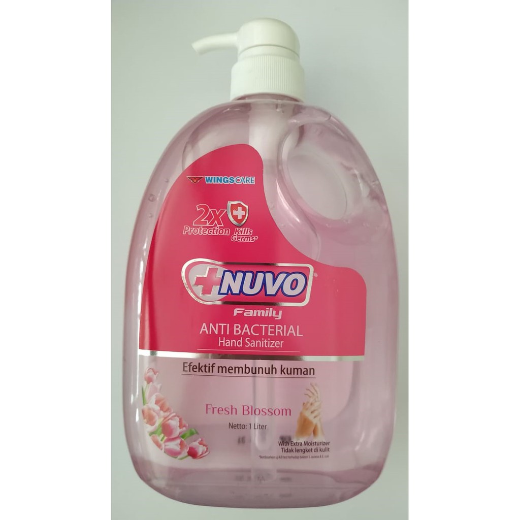 Jual Hand Sanitizer Antibacterial Merek Nuvo dengan Ukuran 1 Liter atau ...