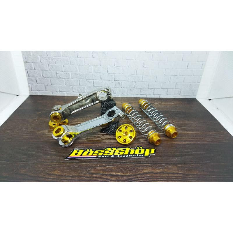 Jual Paha Rem KOU CROME Plus PER Rem Belakang Tromol supra Aerox beat ...