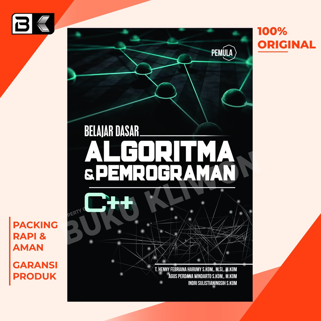 Jual Buku Pemrograman C++ Buku Belajar Dasar Algoritma dan Pemrograman C++ Henny Febriana BUKU ...