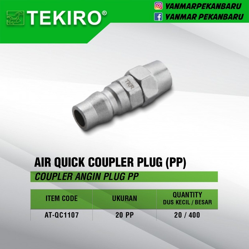 Jual Nepel Chuck Plug PP 20 Tekiro | Shopee Indonesia