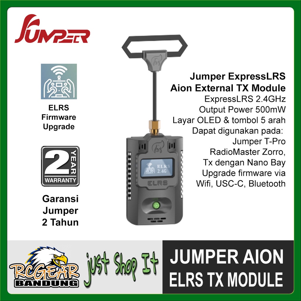 Jual Jumper 2.4G ExpressLRS ELRS TX Module AION NANO T-PRO TPro Zorro ...