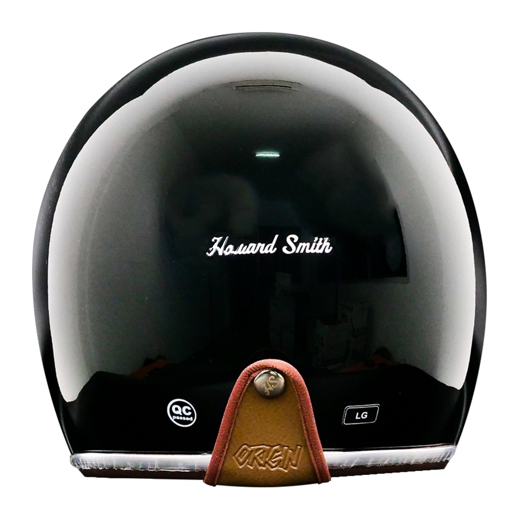 Jual Howard Smith Racer Retro Helm Full Face - Deep Black | Shopee ...