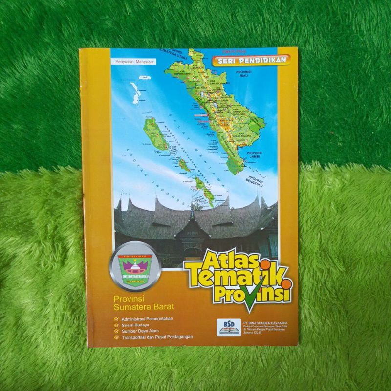 Jual RIGINAL BUKU ATLAS TEMATIK PROVINSI PETA SUMATERA BARAT | Shopee ...