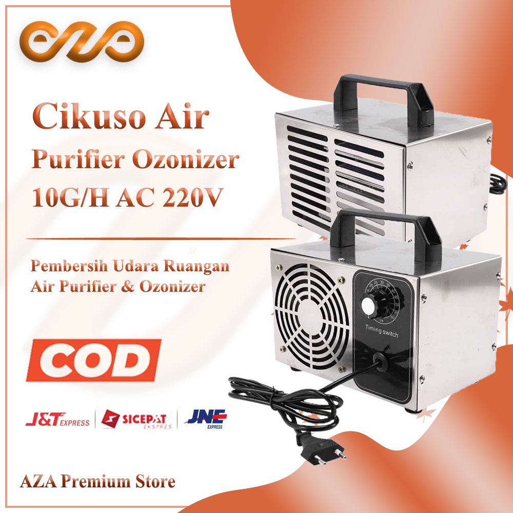 Jual Cikuso Ozonizer Air Cleaner Generator Purifier Pembersih Udara Ruangan Formaldehyde 10G/H ...