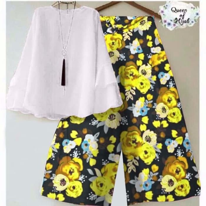 Jual TREND - Set Kulot Diamond Kuning | Shopee Indonesia