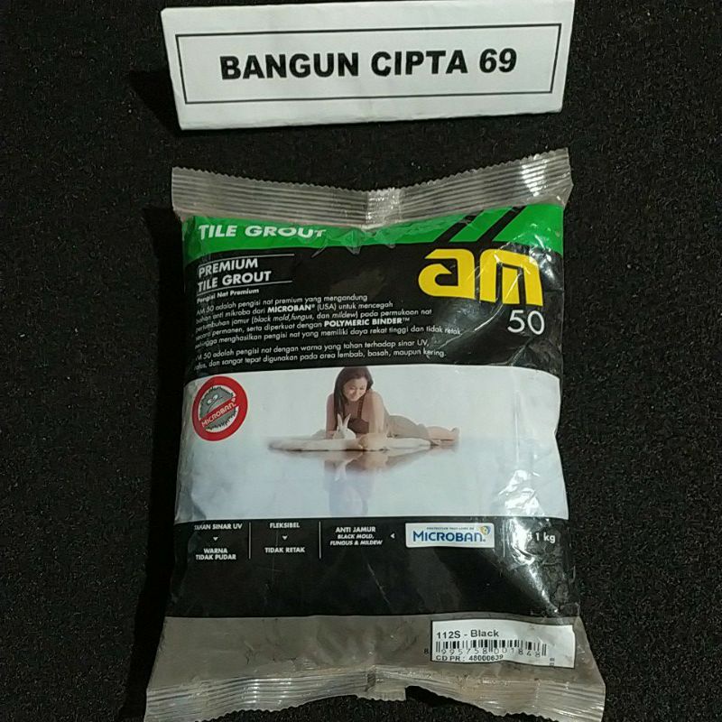 Jual tepung nat keramik am 50 1kg premium tile grout | Shopee Indonesia