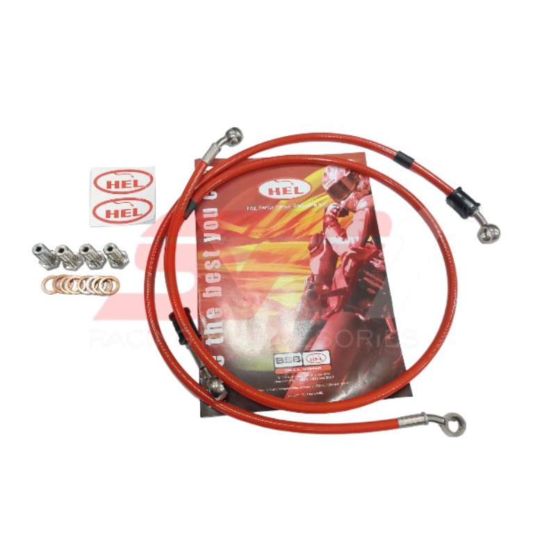 Jual Selang Rem Hel Kawasaki ZX25R Non ABS Caliper Bawah - Red | Shopee ...