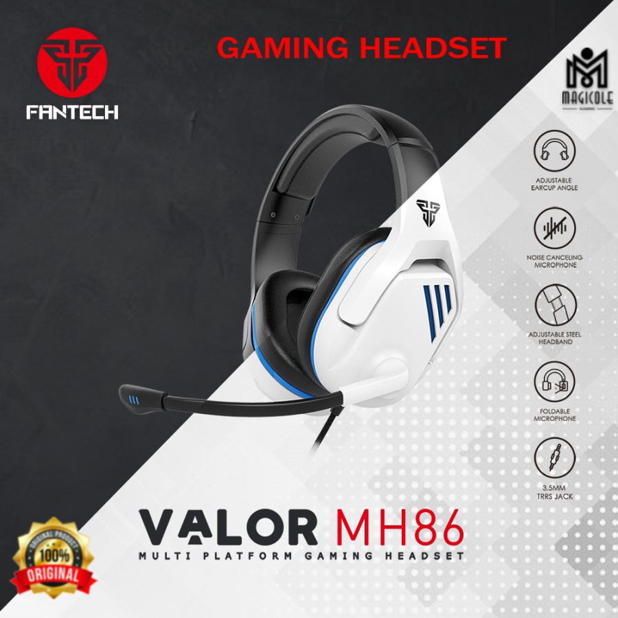 Jual FANTECH VALOR MH86 - MH-86 GAMING HEADSET | Shopee Indonesia